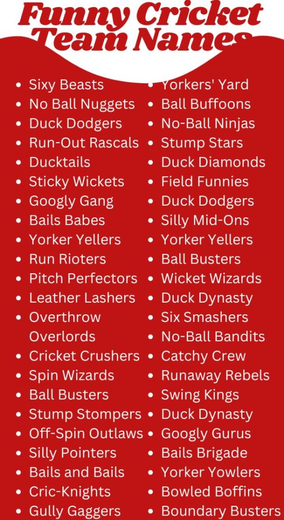 100cricket Team Names Unique Cool Funny Powerful 100cricket Team Names Unique Cool Funny Powerful
