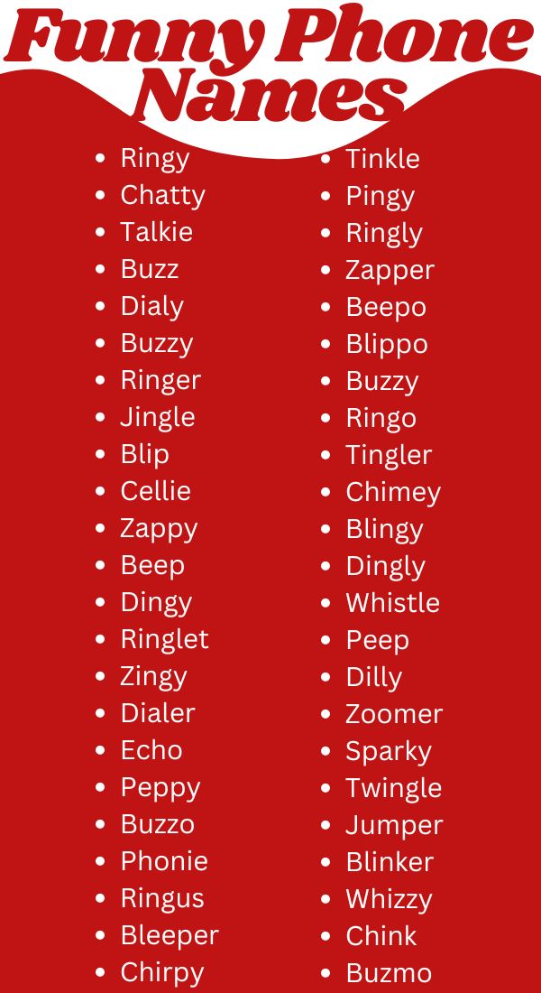 530+ Funny Phone Names Unique Creative Epic Cool & Cute